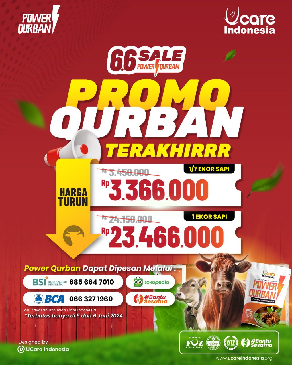 Manfaatkan Harga Promo Power Qurban di Tanggal Kembar