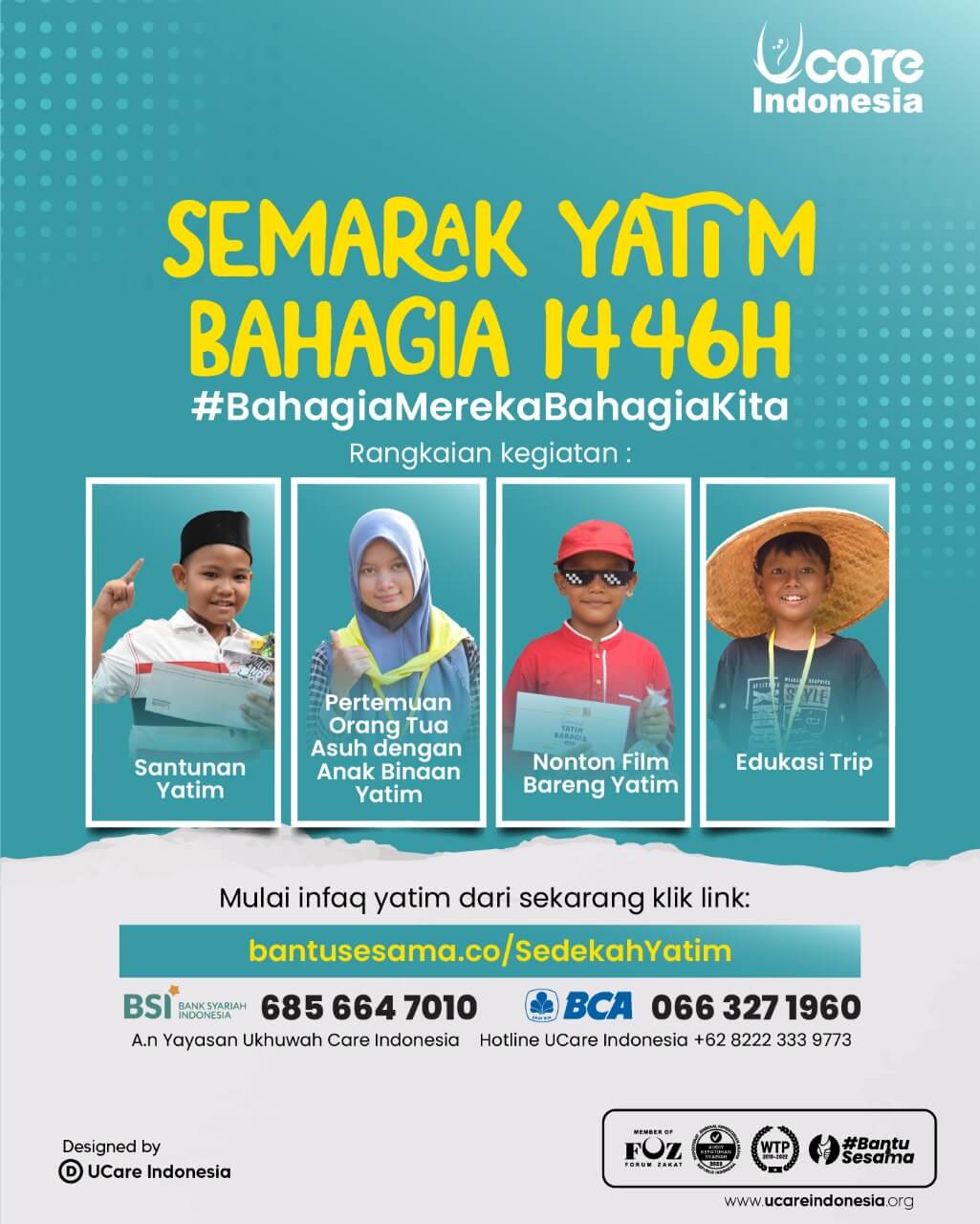 Kesempatan Emas Sedekah Yatim Melalui Semarak Yatim